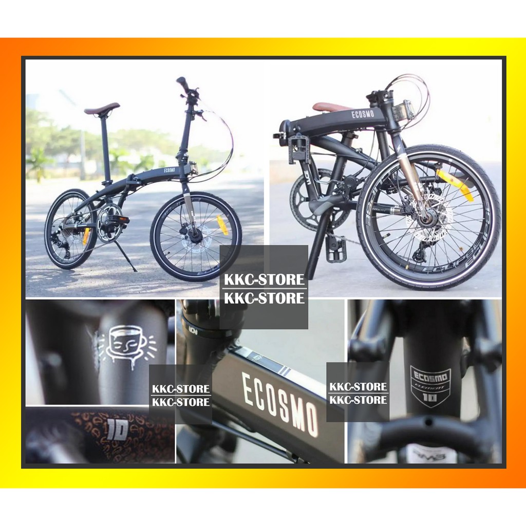 Jual SEPEDA LIPAT - Element ECOSMO 10Speed 20 Inch FILOSOFI KOPI: BLACK ...