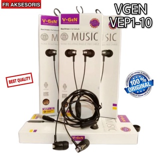 Jual HEADSET VGEN VEP1-10 Stereo Bass Earphone V-Gen VEP1 10 HD SOUND ...