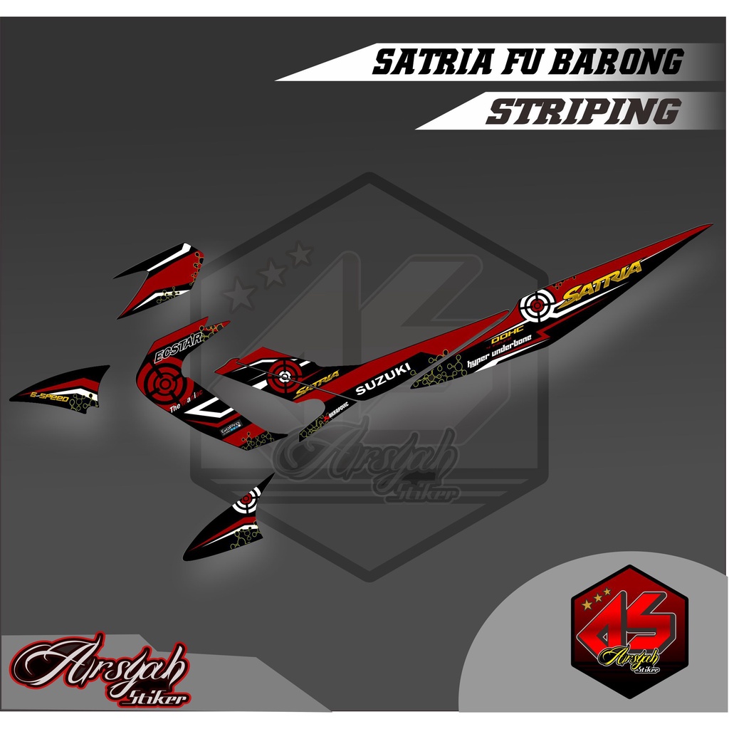 Jual Striping satria fu Barong / Striping satria Barong /Striping ...