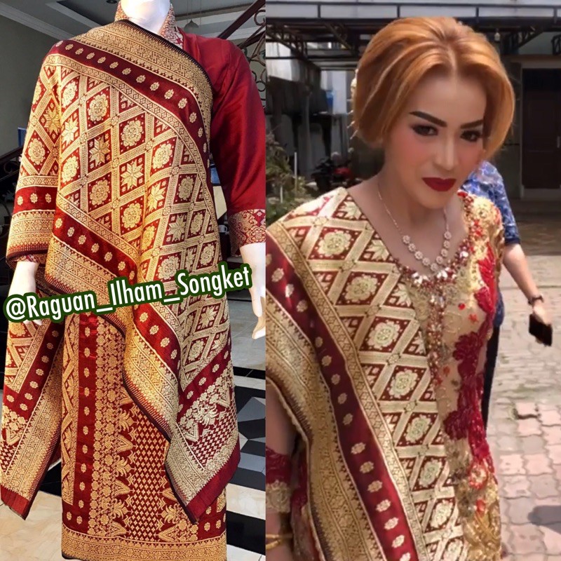 Jual SPESIAL Songket tenun lepus 1 benang ORI / Songket Palembang asli Tenun Tangan songket ...