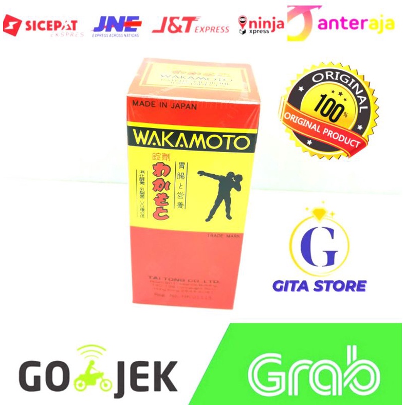 Jual Wakamoto Made In Jepang 300 tablet original - Maag | Shopee Indonesia