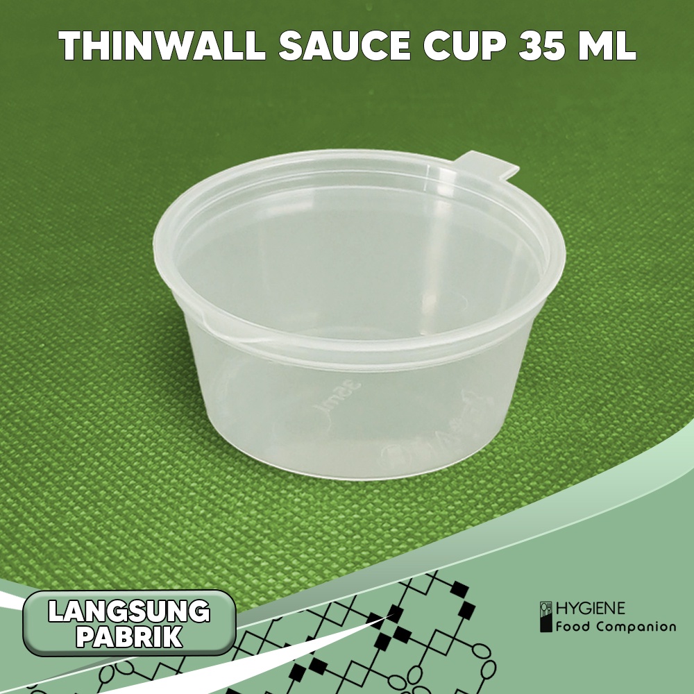 Jual Container Saus 35ml / Wadah Plastik Cup Saos Sambal Mini 35 ml ...