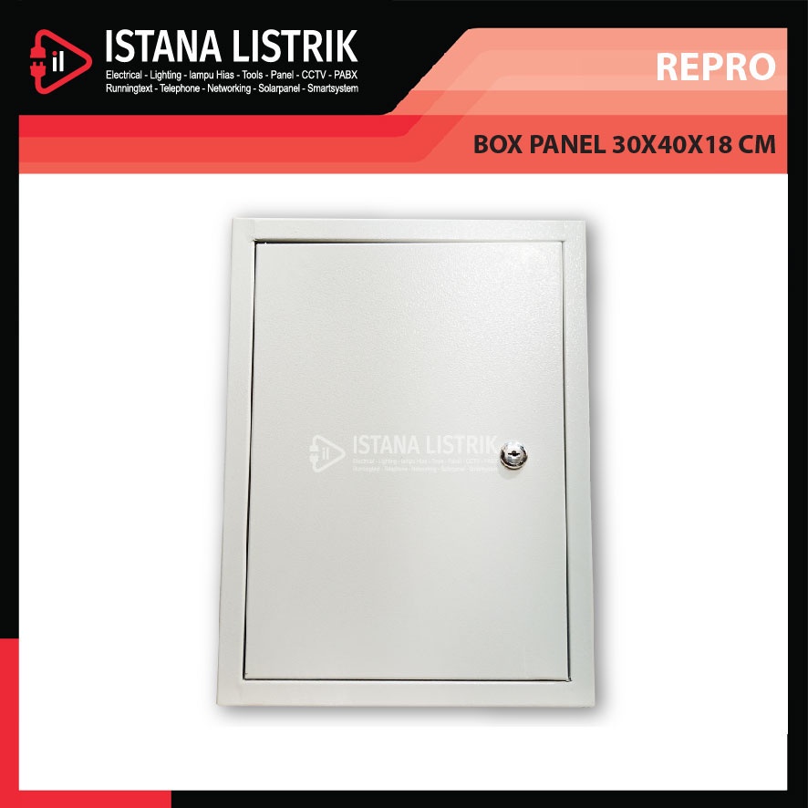 Jual BOX PANEL LISTRIK / BOX INSTALASI UKURAN 30X40X18 CM - PUSH ...