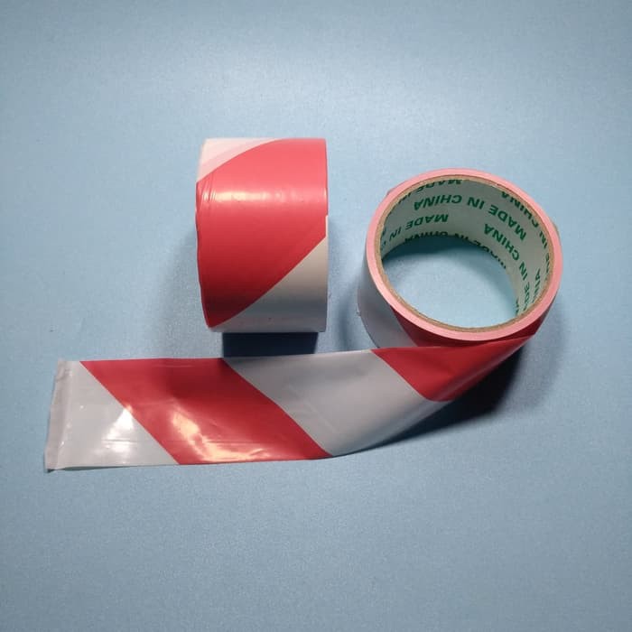 Jual Barricade Tape Safety Line merah Putih 2" x 40meter BEST | Shopee ...
