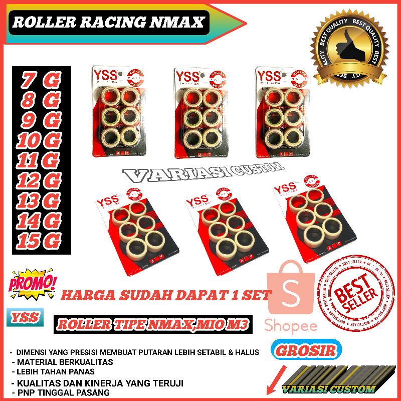 Jual ROLLER ROLER Loler ( YM3 ) Nmax N Max Mio m3 S Z Aerox Lexi Xeon ...
