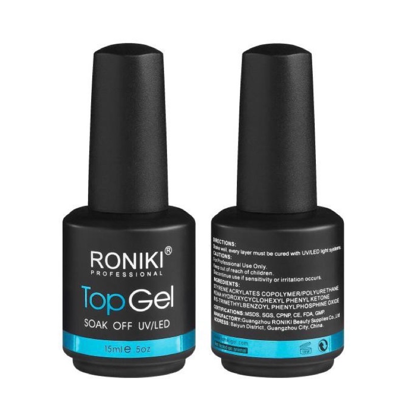 Jual Top it/Top coat kutek gel Roniki 15 ml | Shopee Indonesia