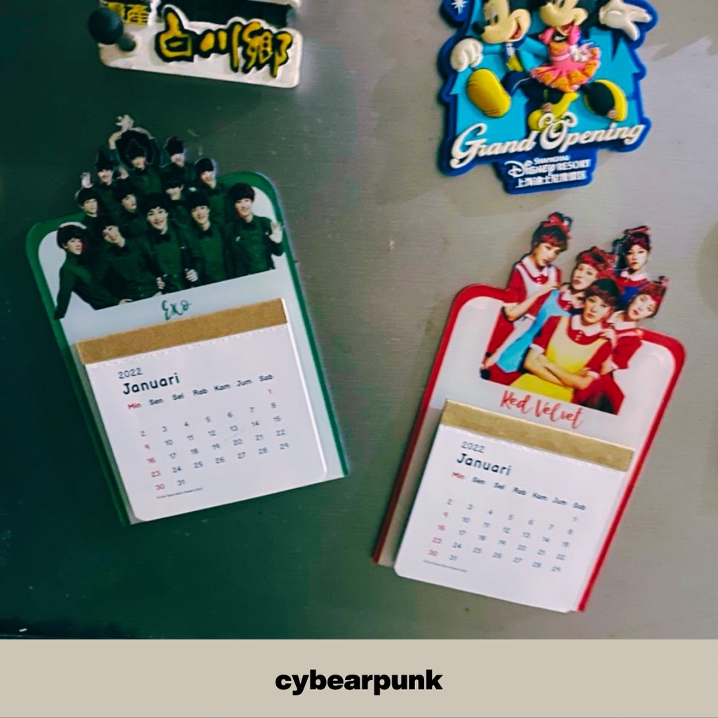 Jual Kalender Magnet Red Velvet & Exo - Bisa Custom Design | Shopee ...