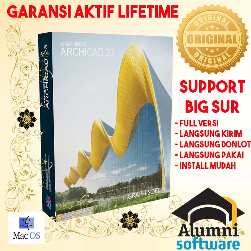 Jual [FULL VERSION] Graphisoft ArchiCAD 23 Mac BIG SUR - GARANSI AKTIVASI | Shopee Indonesia