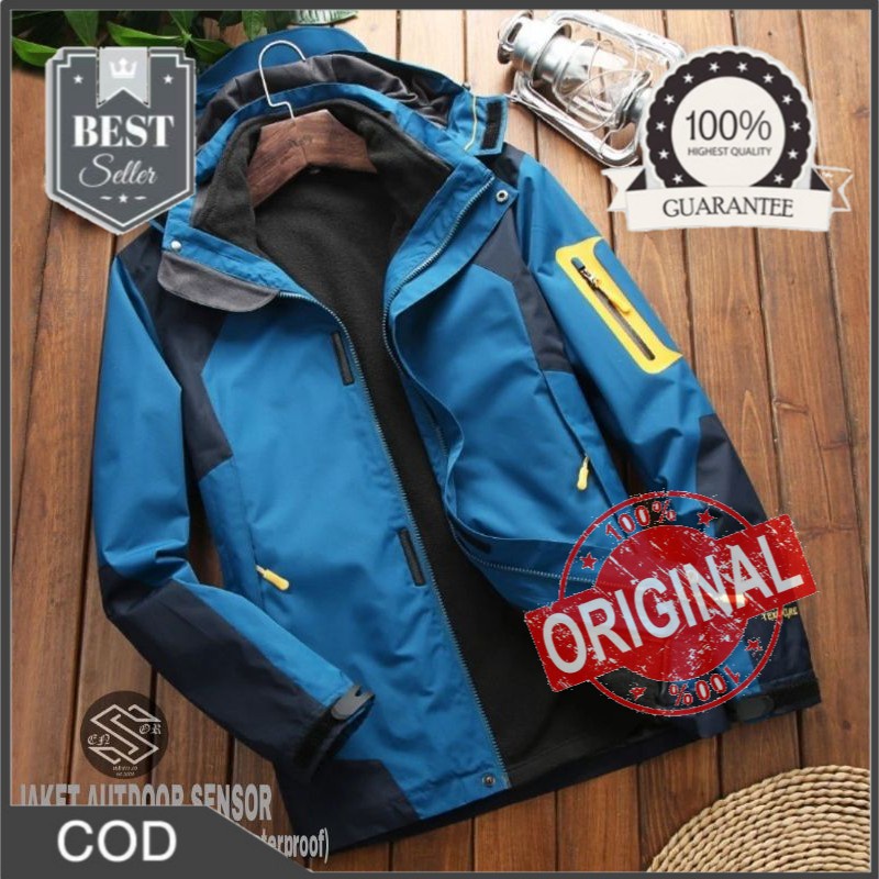 Jual AKN - JAKET ANTI AIR / JAKET HOODIE OUTDOR PRIA / JAKET OUTDOR ...