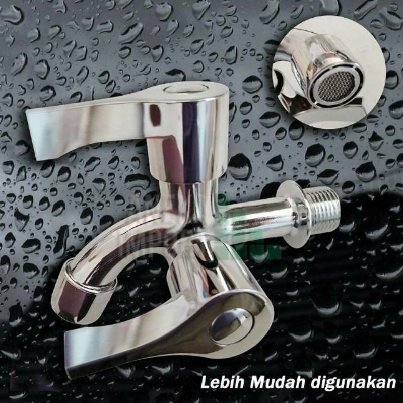 Jual Kran Tembok Cabang Kran Cabang Keran Kran Shower Mixer Double ...
