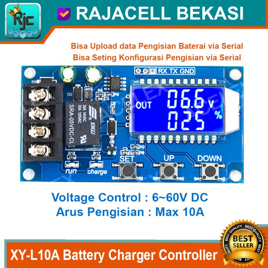 Jual XY-L10A Battery Charger Controller Pengisian Baterai Aki Otomatis Cut | Shopee Indonesia