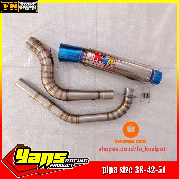 Jual EKZOS NLK 38mm PNP Y15 / Y15ZR / SUZUKIBELANG / RS150 / LC135 FULL ...
