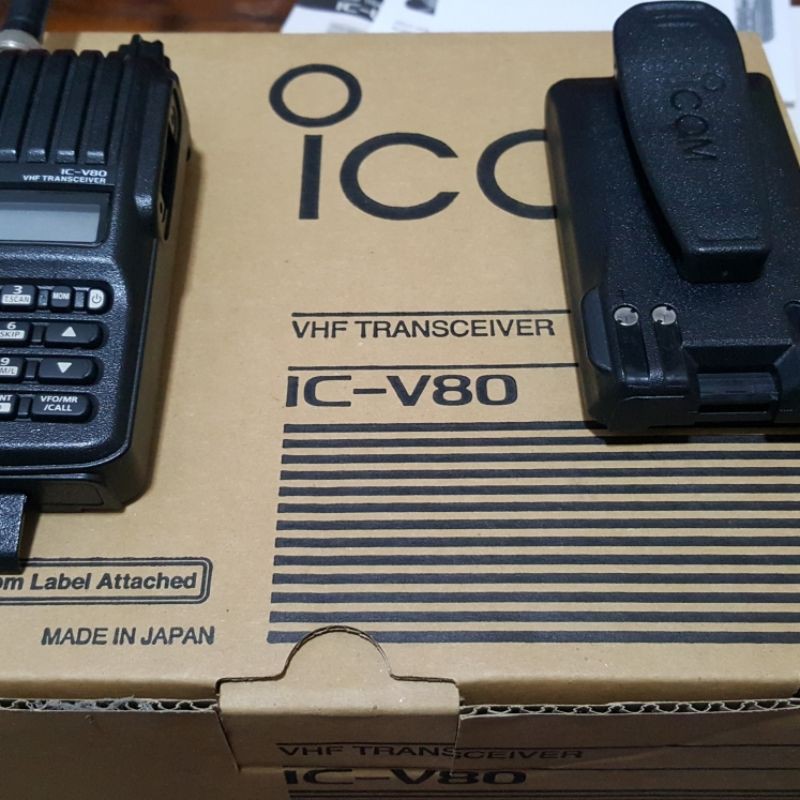 Jual HT ICOM IC-V80 Original lengkap dos buku | Shopee Indonesia