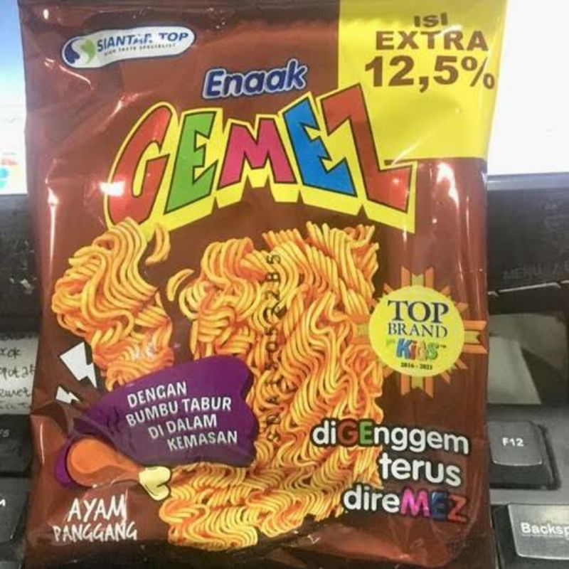 Jual mie gemez mie botak mi gemezz jajanan jadul rasa ayam panggang ...