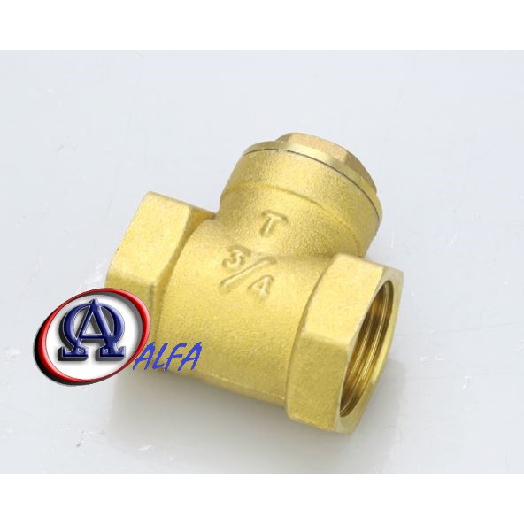 Jual Swing check valve kuningan 3/4" | Shopee Indonesia