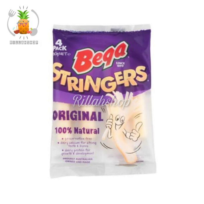 Jual Bega Stringers Keju Mozzarella Original (80g) | Shopee Indonesia