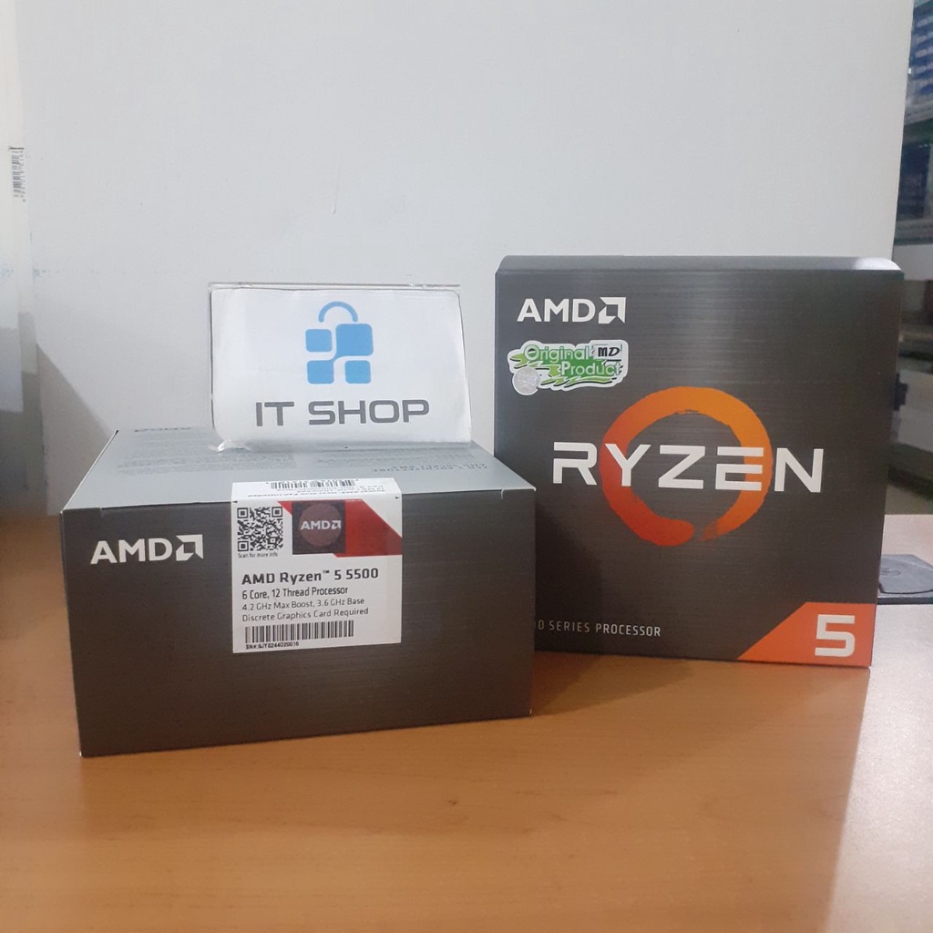 Jual Processor AMD AM4 Ryzen 5 5500 Box Wraith Cooler by EMD | Shopee ...