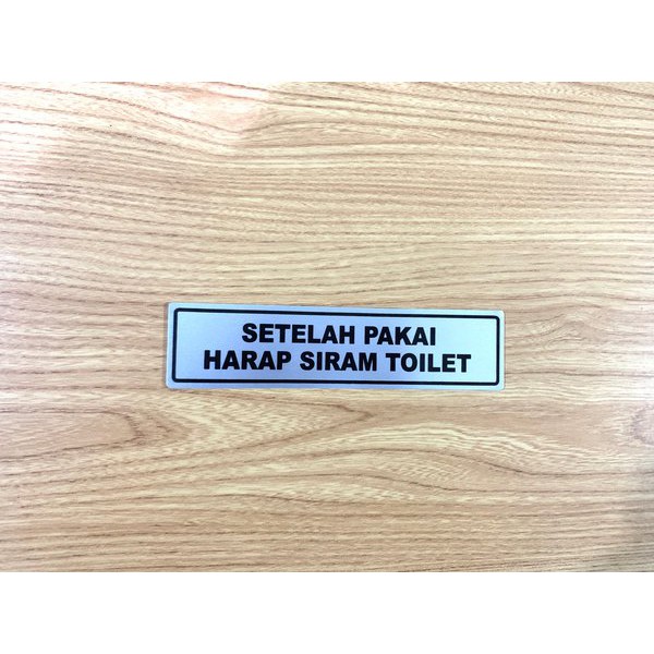 Jual STIKER RAMBU PERINGATAN SETELAH PAKAI HARAP SIRAM TOILET | Shopee ...