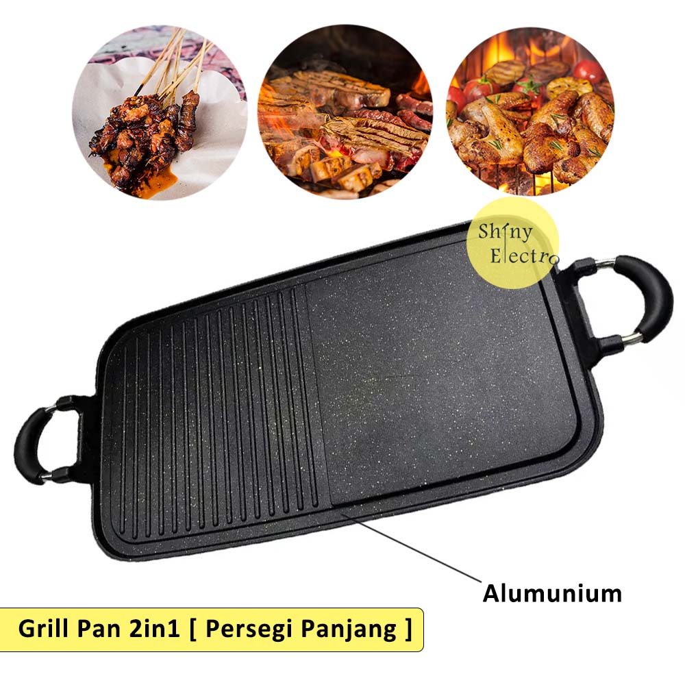 Jual Grill Pan 2 in 1 Multi BBQ - Daging / Seafood / Ayam / Sapi / Sate ...