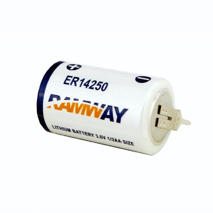 Jual Battery Baterai Batere Batre Lithium Ramway PLC ER14250 3.6V 1/2AA 1200mAh 1.2Ah Pin Kaki ...