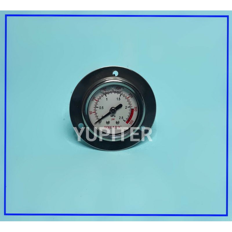Jual Manometer / Pressure Gauge 2,5 MPa 350 Psi Drat Belakang 1/4 ...