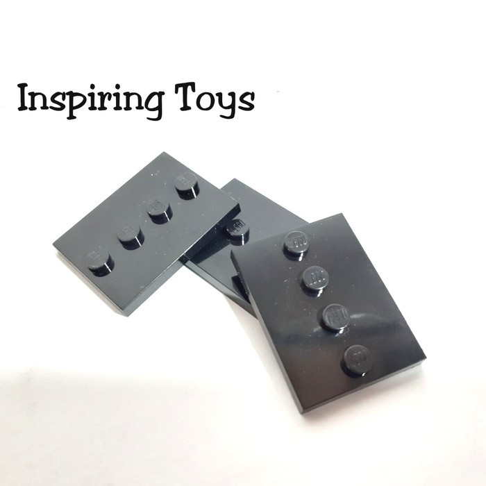 Jual Lego Baseplate 4 titik Hitam 3x4 | Shopee Indonesia