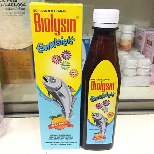 Jual Biolysin syrup minyak ikan untuk anak | Shopee Indonesia