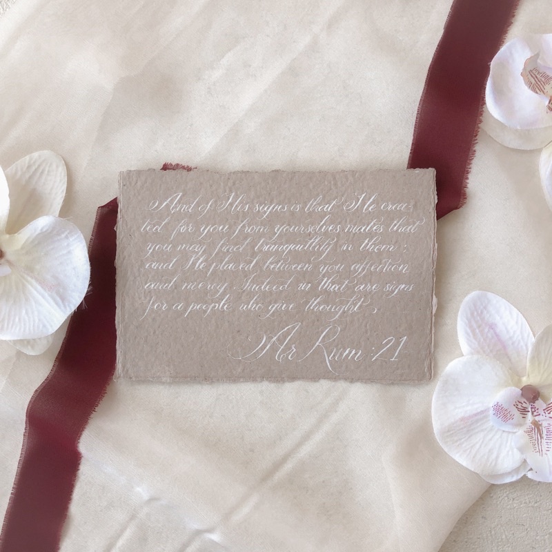 Jual Additional Items / Envelope / Quote / Monogram Paper - Calligraphy ...