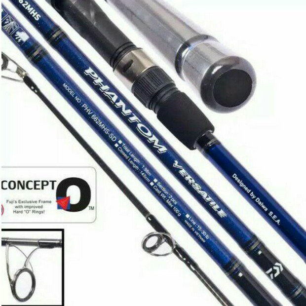 Jual Joran Daiwa Phantom VERSATILE 2018 | Full Fuji | Spinning | dasaran | Shopee Indonesia