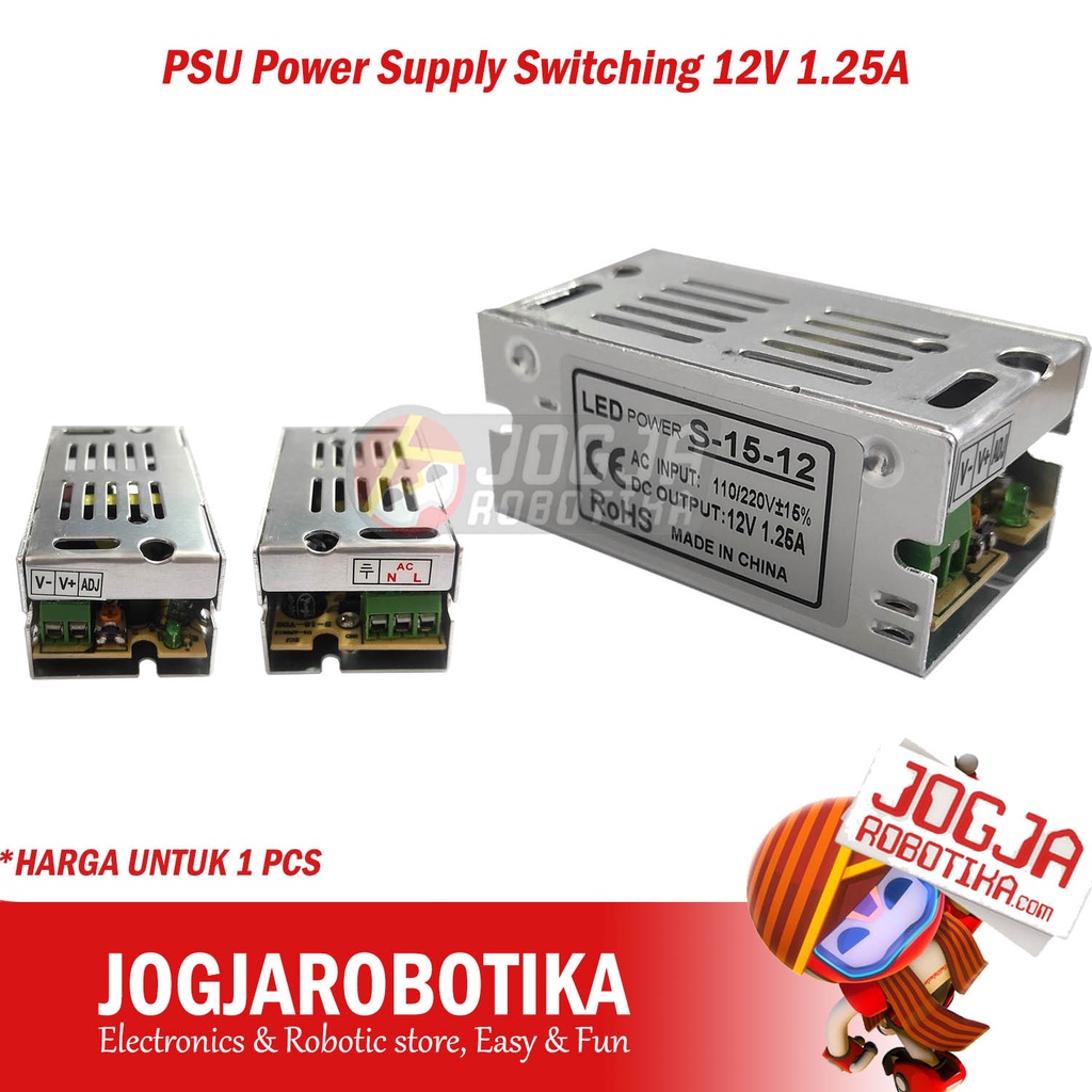 Jual PSU Power Supply Switching 12V 1.25A | Shopee Indonesia