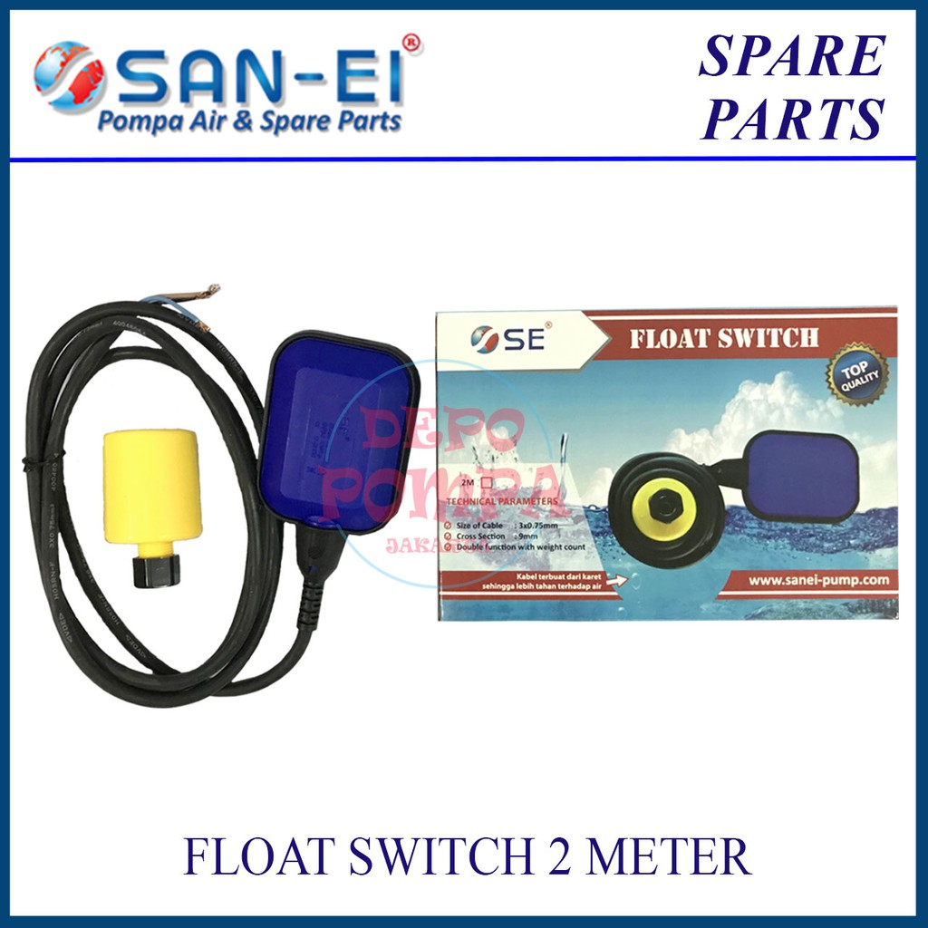 Jual Float Switch SAN EI 2M / Otomatis Pompa Celup / Otomatis Pelampung ...