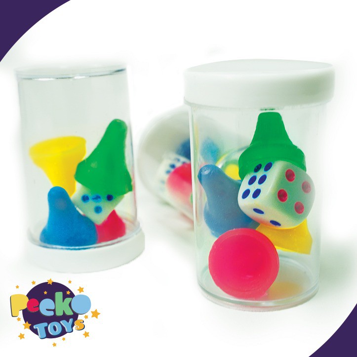 Jual NEW!!! SET TOPLES / POT BERMAIN / DADU / PION Bagus Murah | Shopee ...