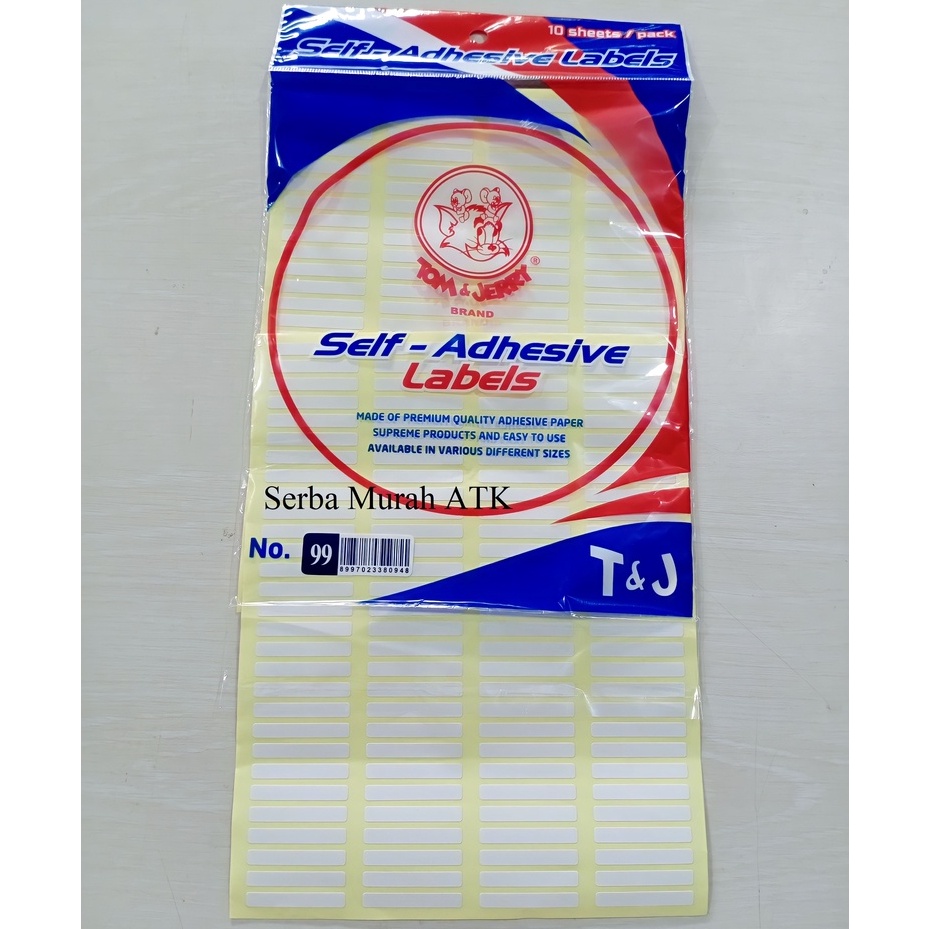 Jual Label Tom & Jerry no 99 ( / PACK) | Shopee Indonesia