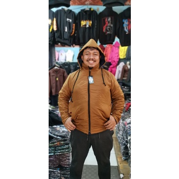 Jual JAKET PARASUT TOPI JAHIT KOTAK JUMBO SIZE. COCOK UNTUK OLAHRAGA ...