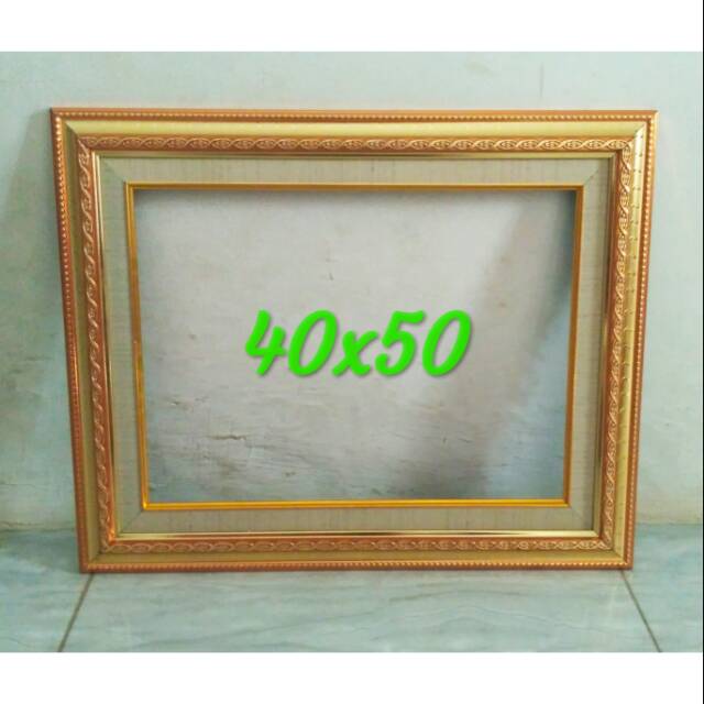 Jual Bingkai Lukisan Minimalis Double Ukuran 40x50 / Frame Foto Bahan ...