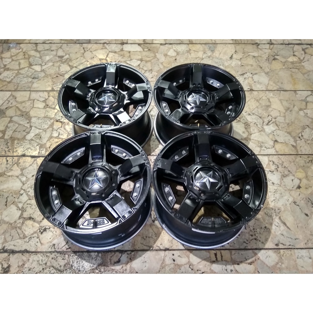 Jual VELG MOBIL RASTA RING 17 LEBAR 9 PCD 6X139,7 PAJERO FORTUNER TRITON HILUX STRADA PANTHER ...