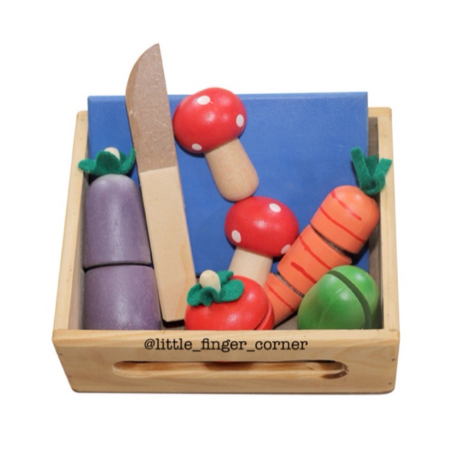 Jual Sayur Potong Kayu / Wooden Cutting Vegetables | Shopee Indonesia