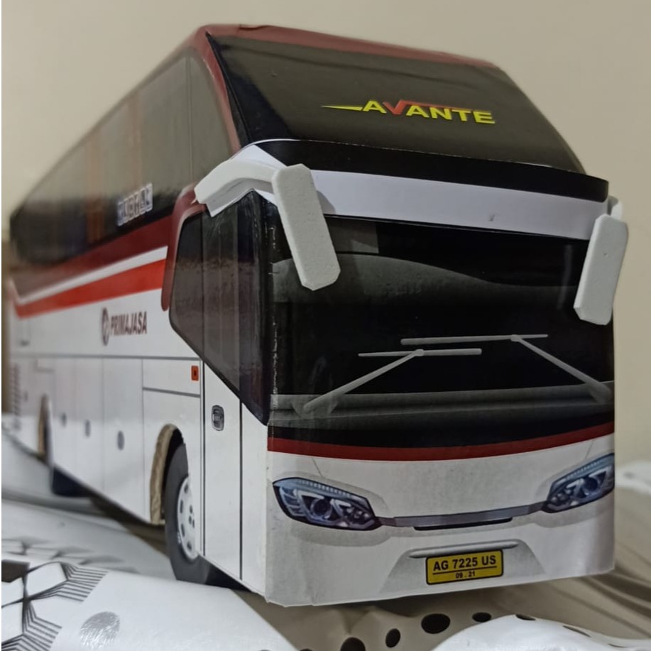 Jual miniatur Bus bis /mainan bus bis Primajasa Avante | Shopee Indonesia