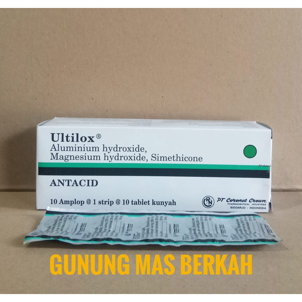 Jual ULTILOX Ultilox isi 10 tablet -Saluran Pencernaan (PER STRIP ...