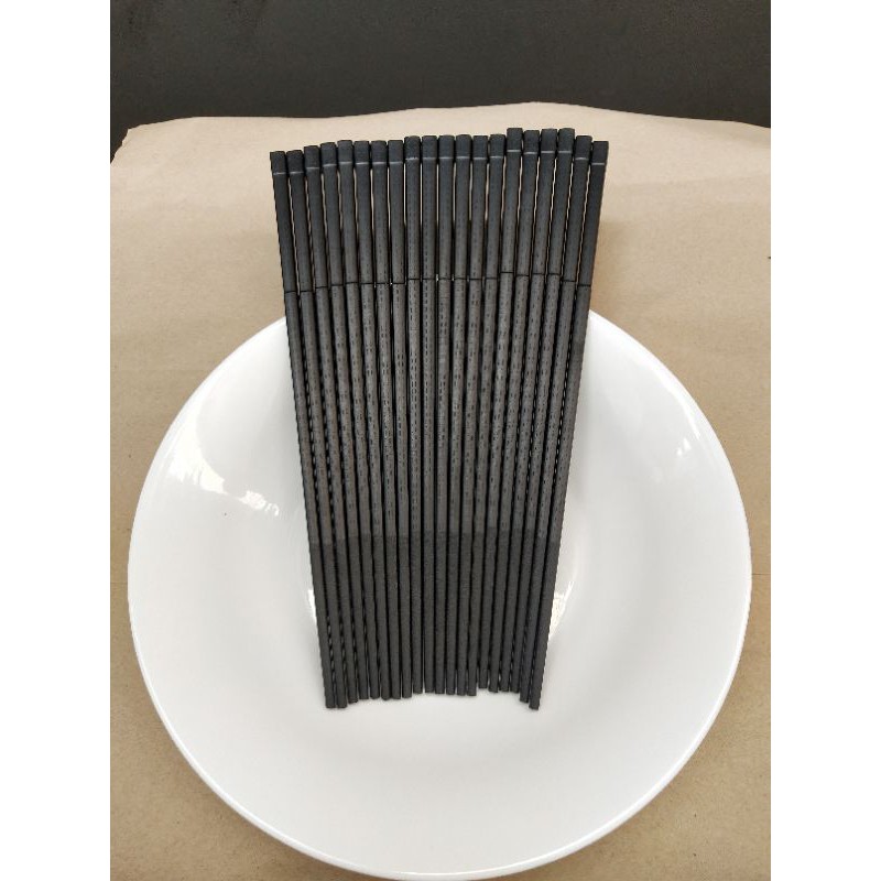 Jual sumpit alloy hitam 24cm | Shopee Indonesia