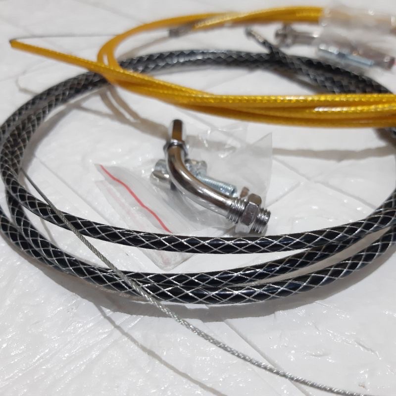 Jual KABEL GAS 190CM UNIVERSAL TALI GAS VARIASI SERAT CARBON 190CM ...