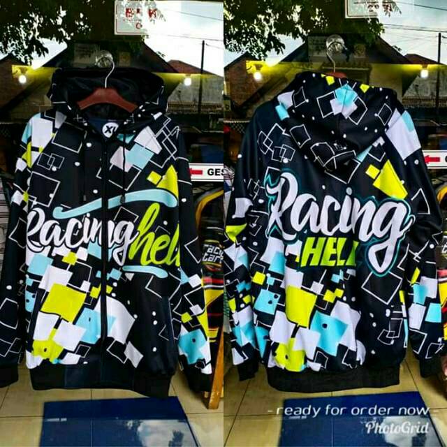 Jual Jaket Racing Hell Fullprint (Custom) | Shopee Indonesia