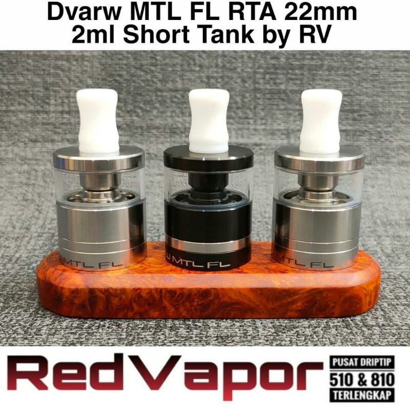 Jual Dvarw MTL RTA FL Facelift 2020 22mm 2ml Short Tank Super Clone By ...