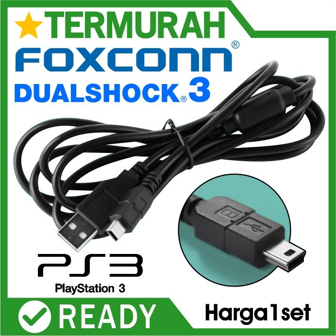 Jual Kabel Usb Charger Stik Stick PS3 Sony ORIGINAL foxconn charging ...