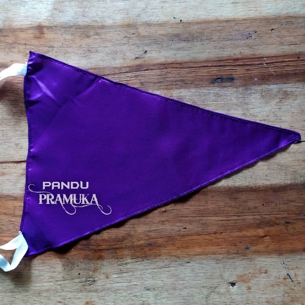 Jual bendera barung pramuka warna ungu | Shopee Indonesia