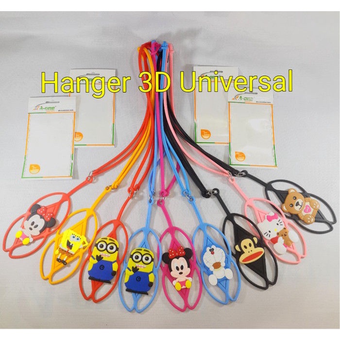 Jual Hanger Silicon Case 3-5 inch Pelindung Handphone Bumper Karakter ...