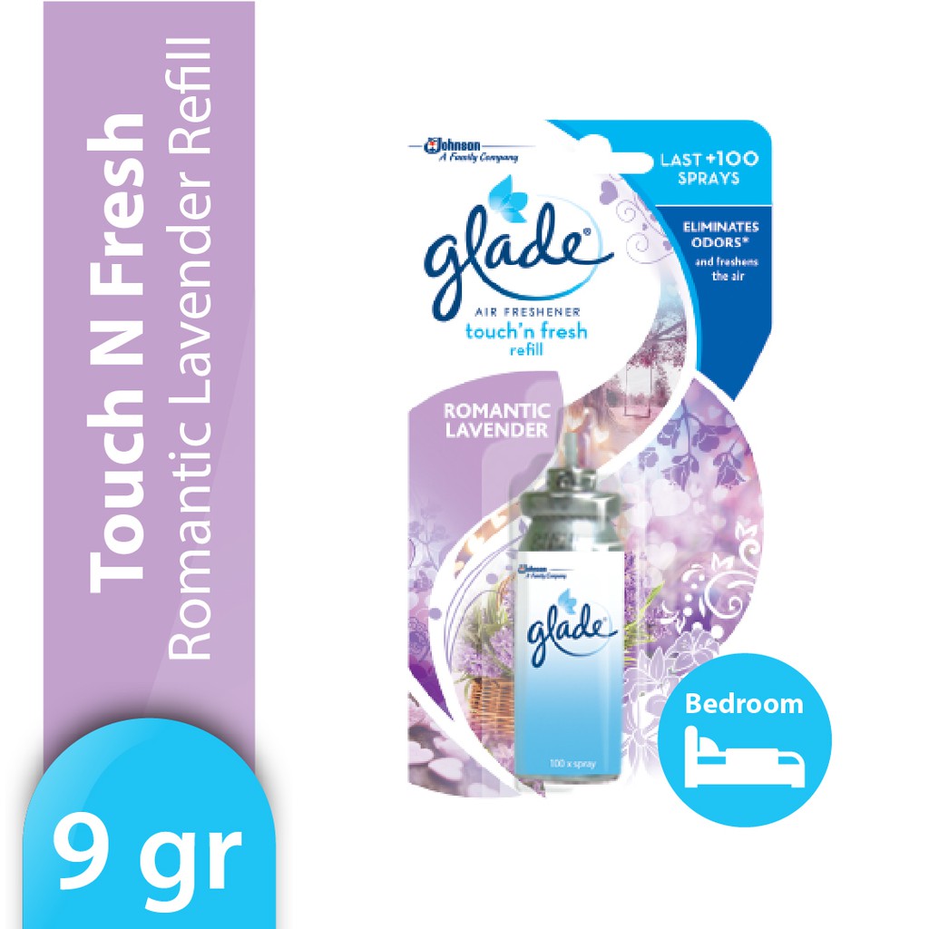 Jual Glade Touch N Fresh Romantic Lavender Refill 9gr | Shopee Indonesia
