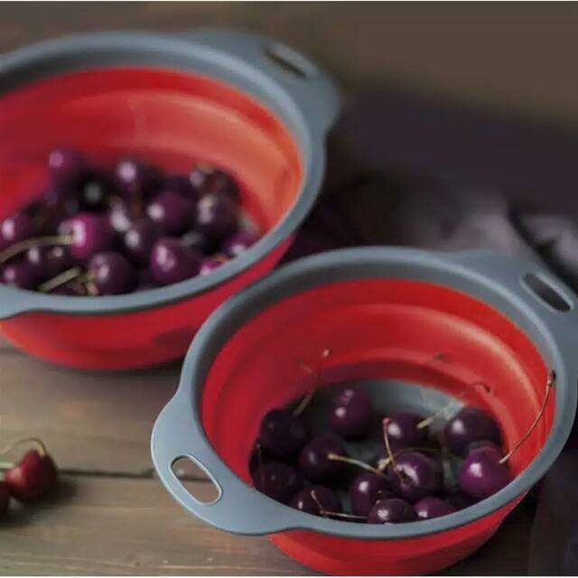 Jual Baskom lipat peniris pencuci beras, buah dan sayur | Shopee Indonesia