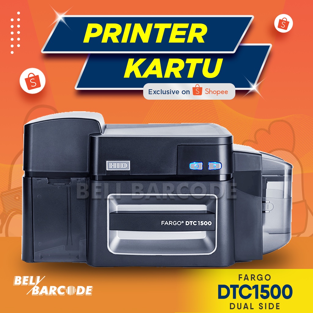 Jual ID CARD PRINTER CETAK BLANK PVC FARGO DTC 1500 / DTC1500 / DTC ...