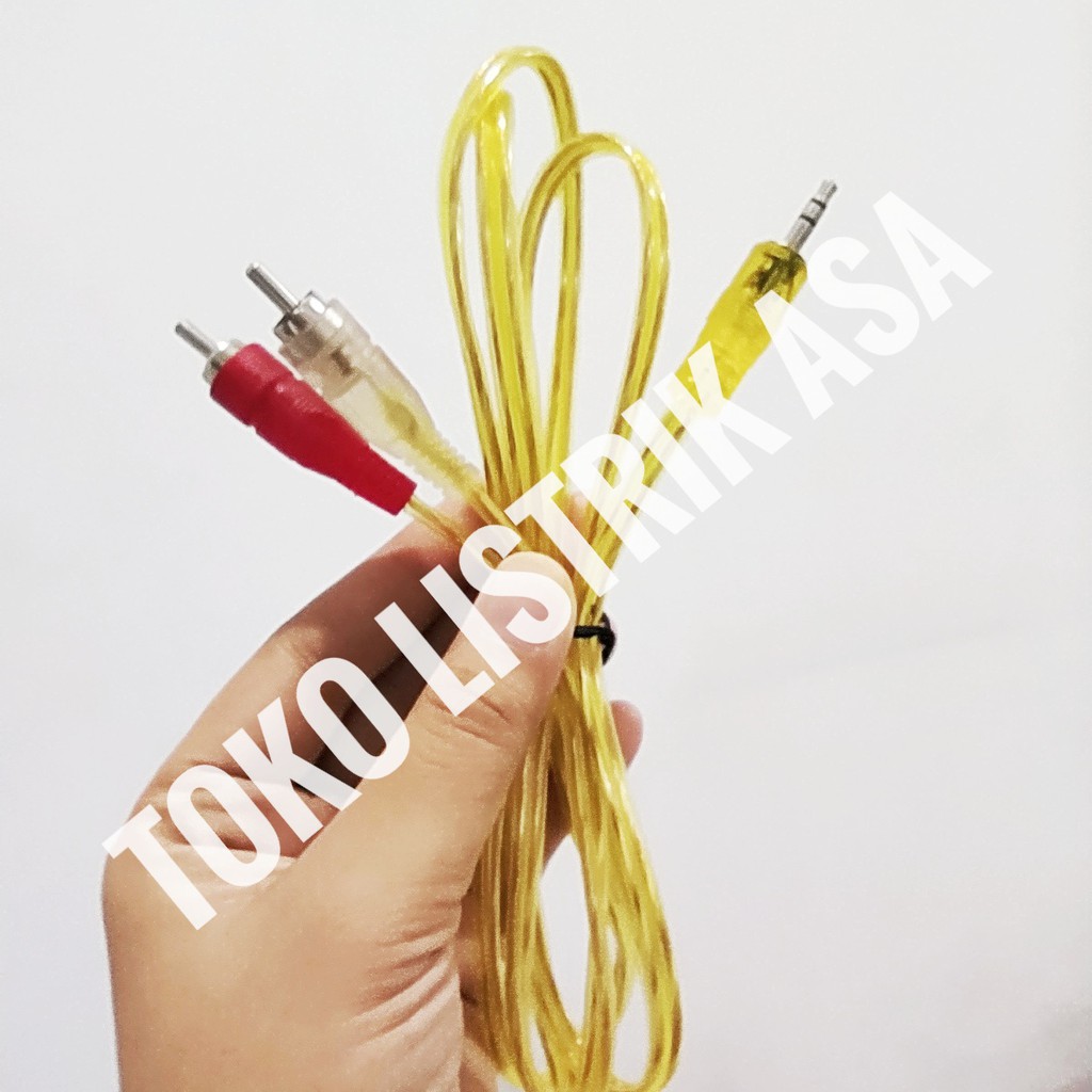 Jual Kabel RCA 2 – 1 Transparan | Shopee Indonesia